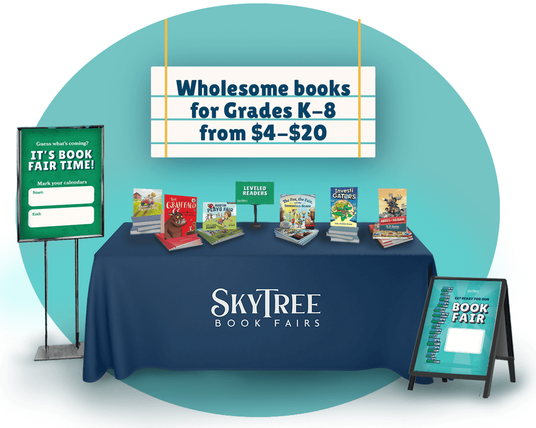 Learn About Our Book Fairs – SkyTree Book Fairs